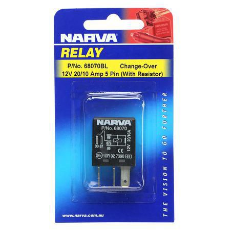 Narva RELAY MICRO 12V 5 PIN 20/10AMP | Auto Parts NZ | TINKR – Tinkr Ltd
